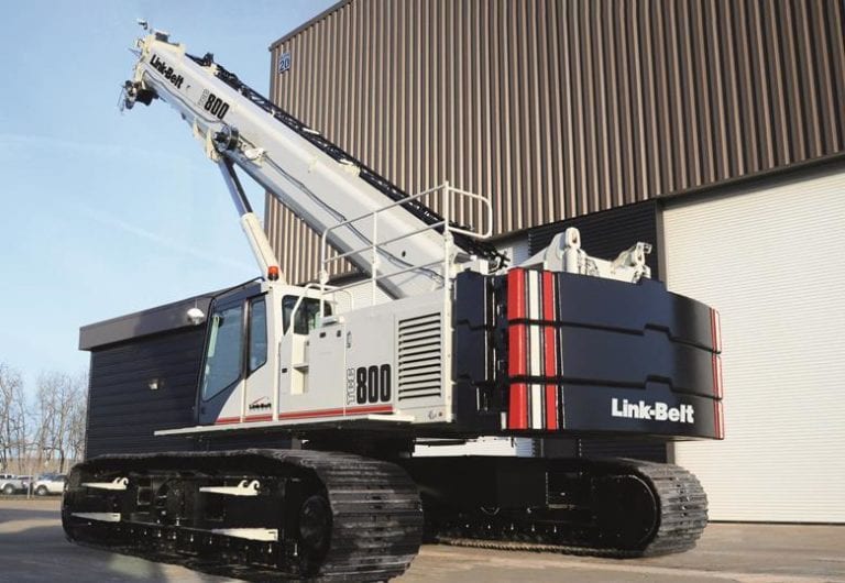 Link-Belt Cranes unveils TCC-800 - Triad Machinery